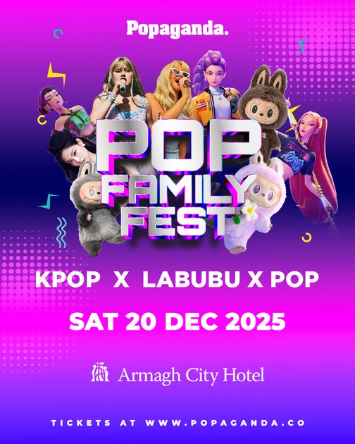 KPOP X LABUBU - Family Singalong Party ARMAGH at Armagh City Hotel ...