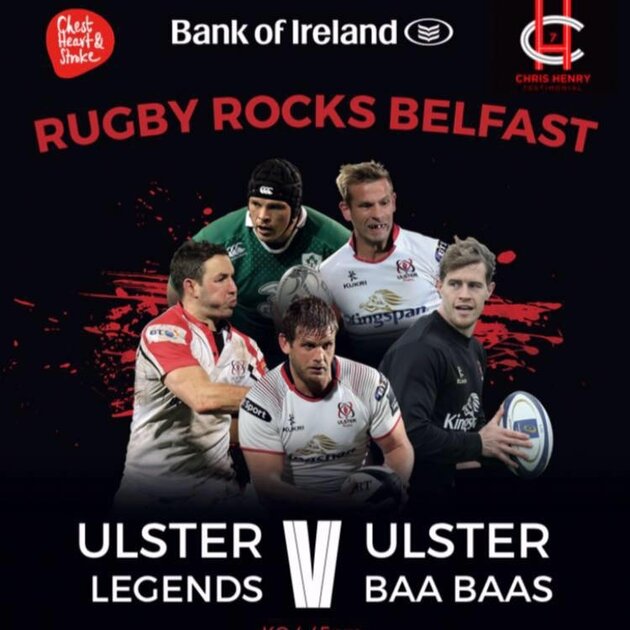 Rugby Rocks at Malone Rugby Club, Belfast on Sun 26 May | glistrr