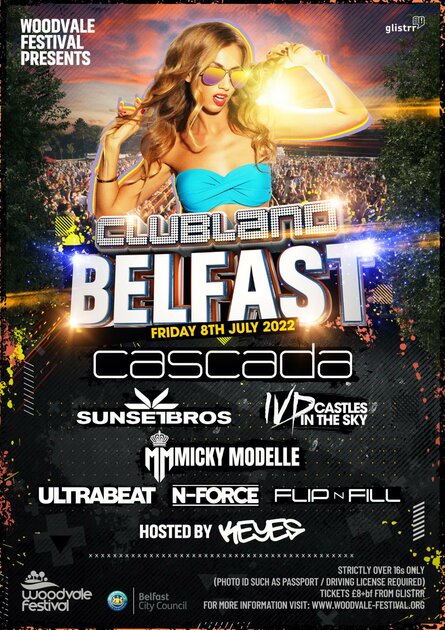 Woodvale Festival Presents CLUBLAND BELFAST at Woodvale Park, Belfast ...