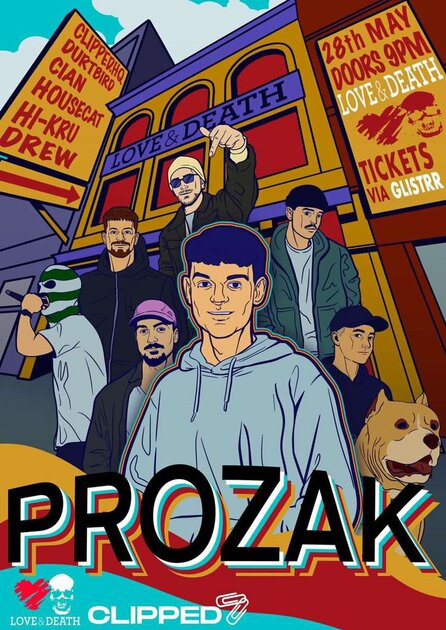 Clipped Pres. Super Sunday with Prozak + Friends at Love & Death ...