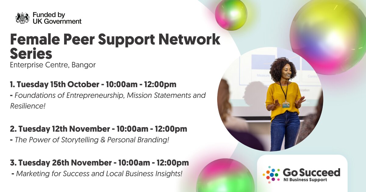 Female Peer Support Network Series (3 events) at Enterprise House ...