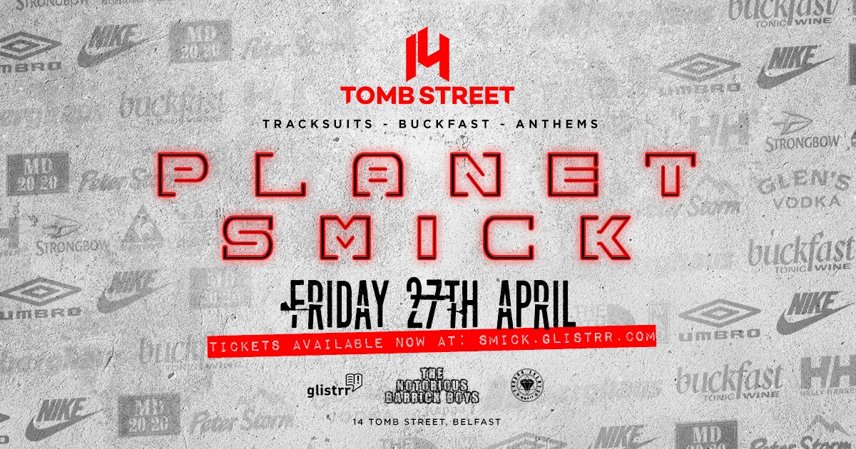 PLANET SMICK IS BACK! NEW VENUE - FOURTEEN BELFAST at Fourteen Belfast ...